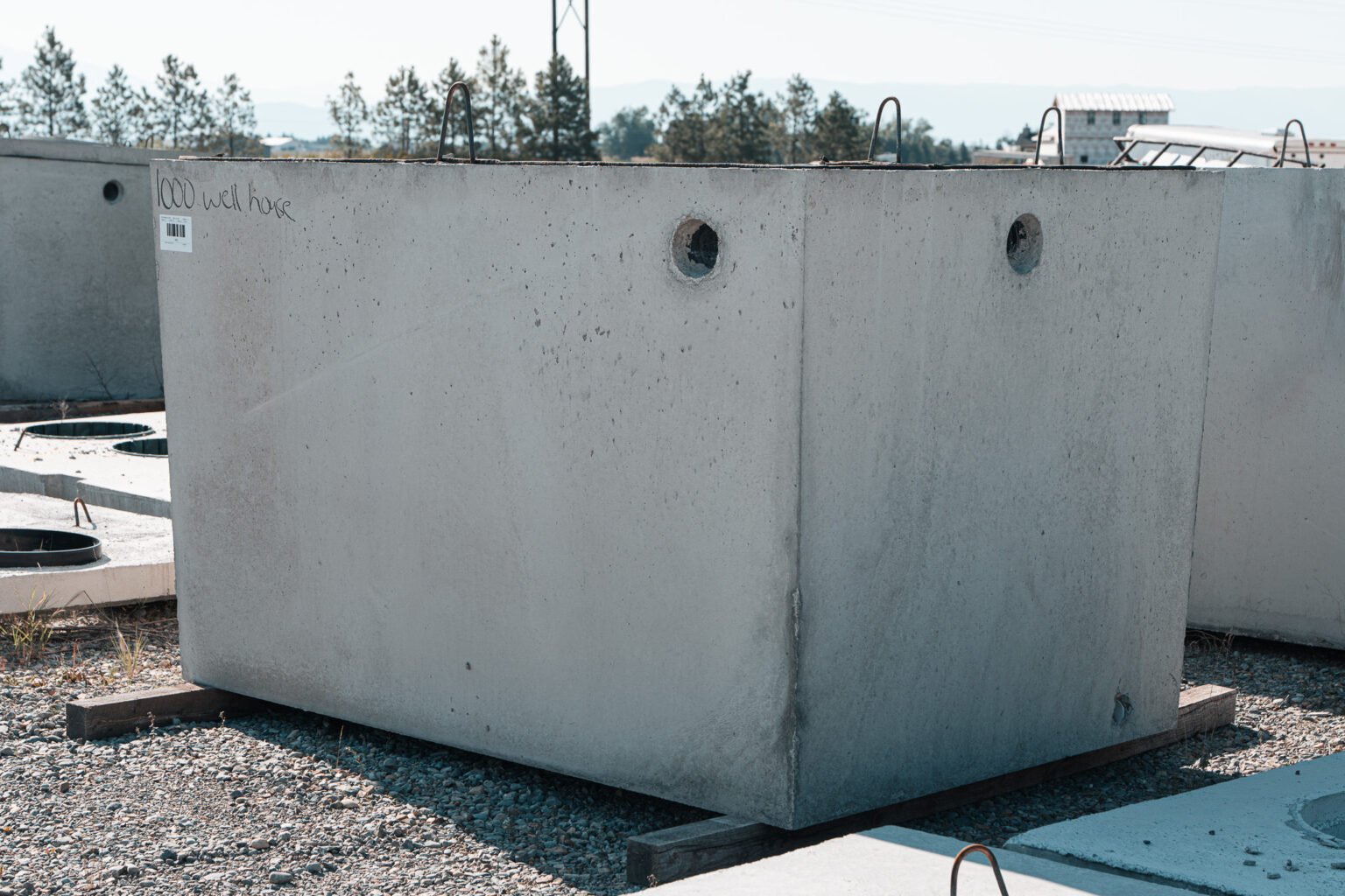 Cisterns & Well Houses - Glacier Precast Concrete